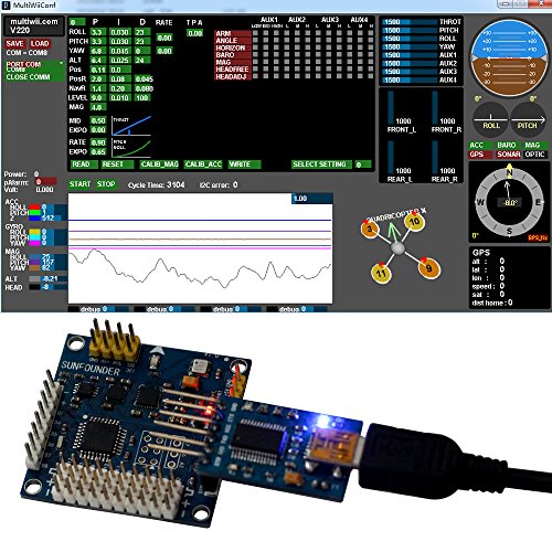 Sunfounder Multiwii Se Flight Controller V10 Atmega328p For Arduino Open Source Multicopter